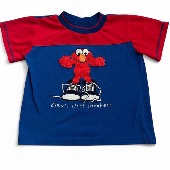 Sesame Street | Shirts & Tops | 9s Sesame Street Red And Blue Elmo ...